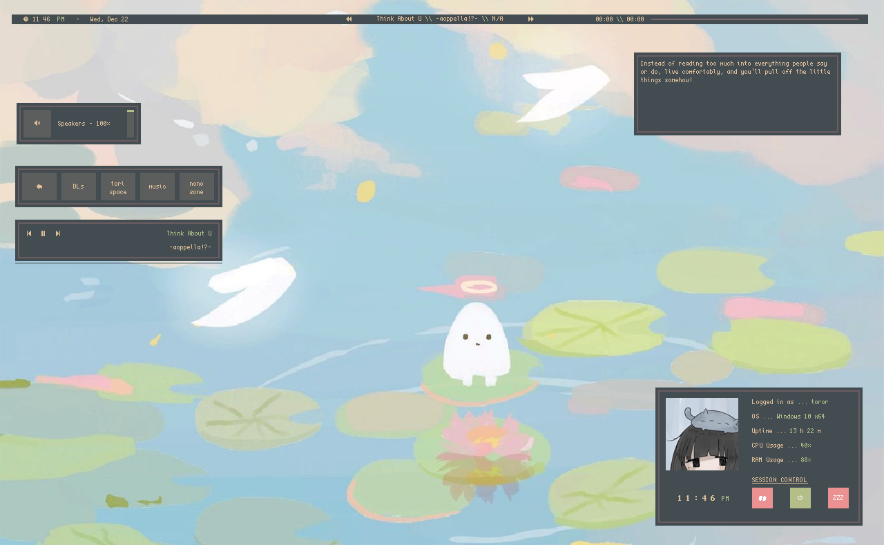 桌面美化：自定义桌面 Rainmeter_rainmeter主题-CSDN博客
