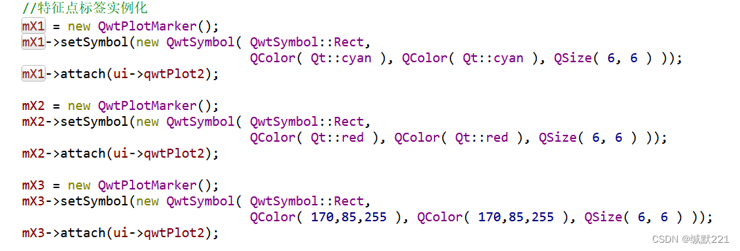 qwt绘制波形曲线，设置特征点标签。_qwtplot绘制波形-CSDN博客