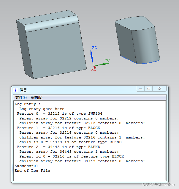 Ug Nx二开siemens官方实例解析 4 10 Ex Modl Featuretype 特征操作 Nx Open Featuretype Csdn博客