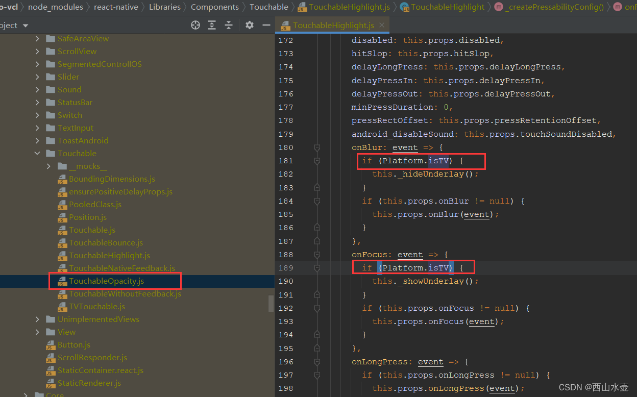 React Native中touchablehighlight和touchableopacity无法获取焦点问题的解决reactnative App 接收遥控信号 页面聚焦 Csdn博客