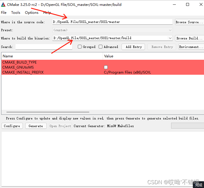 OpenGL学习笔记：1、配置GLFW+GLAD+SOIL+GLM+ASSIMP_glm opengl_哎呦'不错哦的博客-CSDN博客