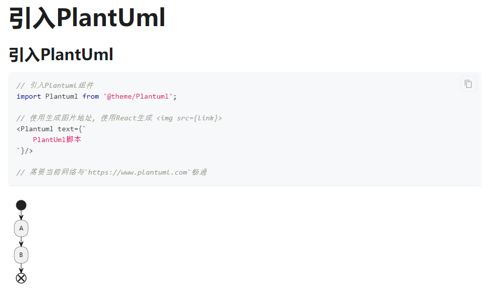 【Docusaurus】引入PlantUML_plantuml react-CSDN博客