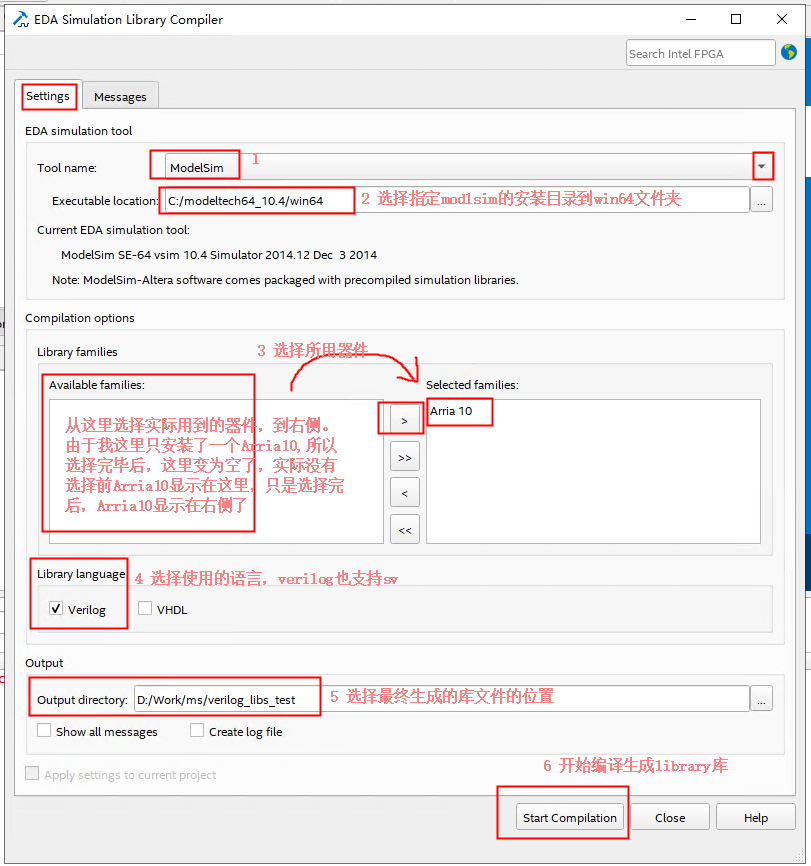 Quartus中如何生成Modelsim仿真使用的library 库？_quartus prime的modelsim编译库-CSDN博客