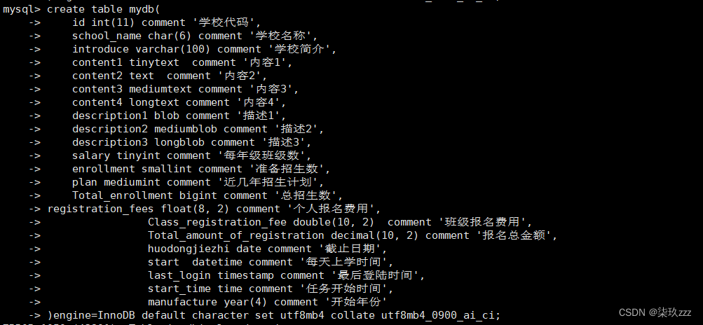 Mysql的数据类型 Csdn博客