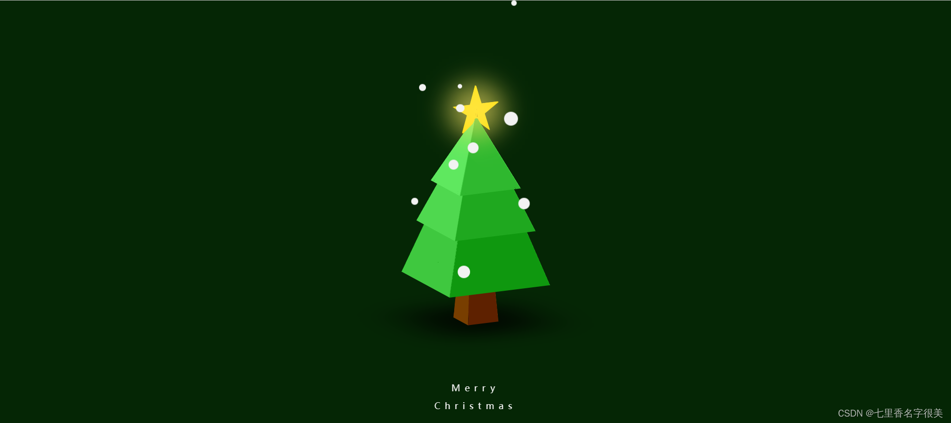 H5+CSS Low poly风格动效圣诞树分享_h5圣诞树-CSDN博客