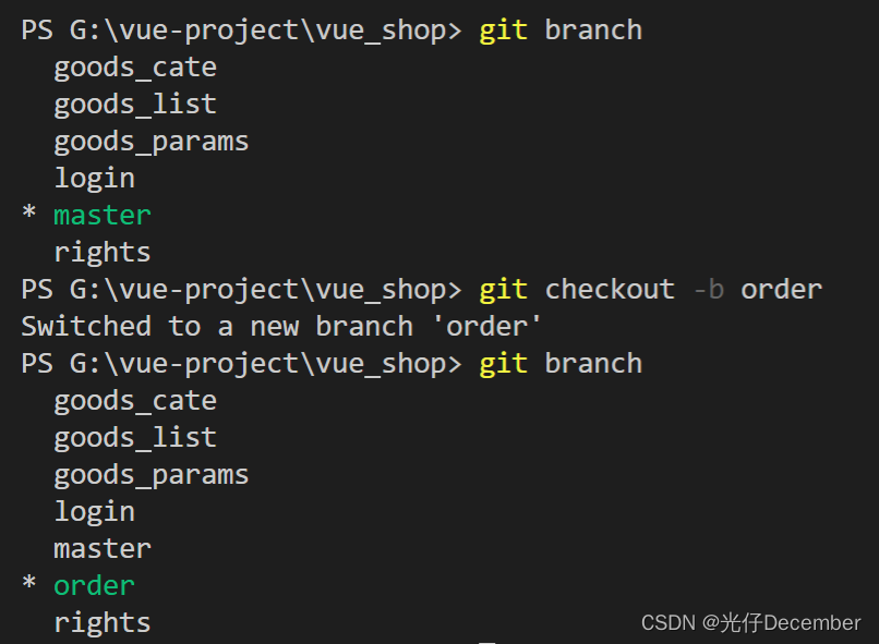 【vue项目实战】57、订单管理功能介绍和基本结构搭建thisorderlist Resdatagoods Csdn博客