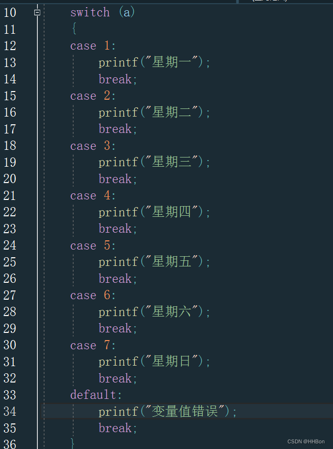 Switch语句 Csdn博客
