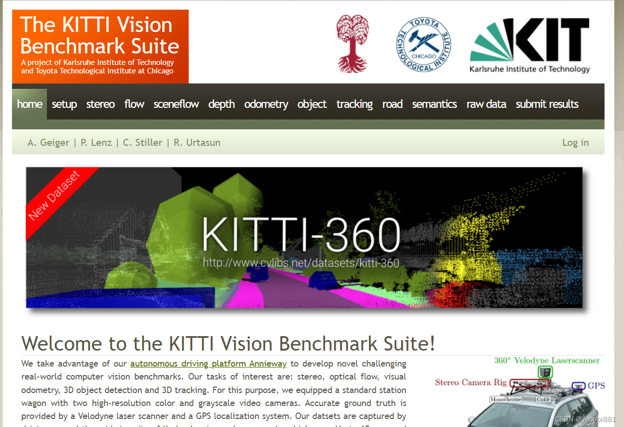 kitti数据集简介，百度网盘分享链接，自动驾驶视觉咨询_自动驾驶 百度网盘-CSDN博客