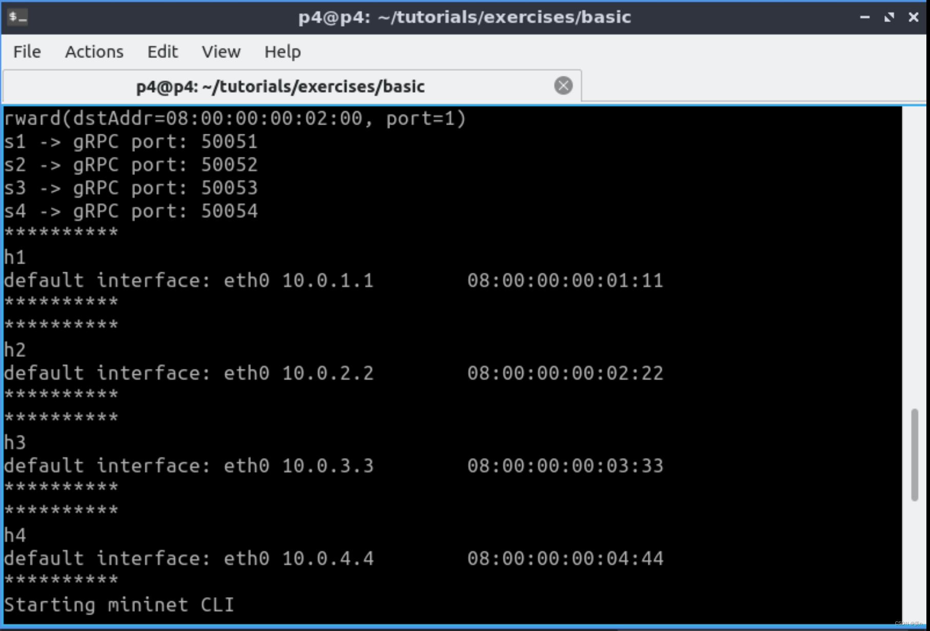 P4语言学习（1）——basic实验_p4 basic-CSDN博客