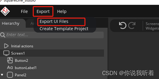 SquareLine studio设计LVGL工程，移植到stm32的过程_squareline 移植 stm32-CSDN博客