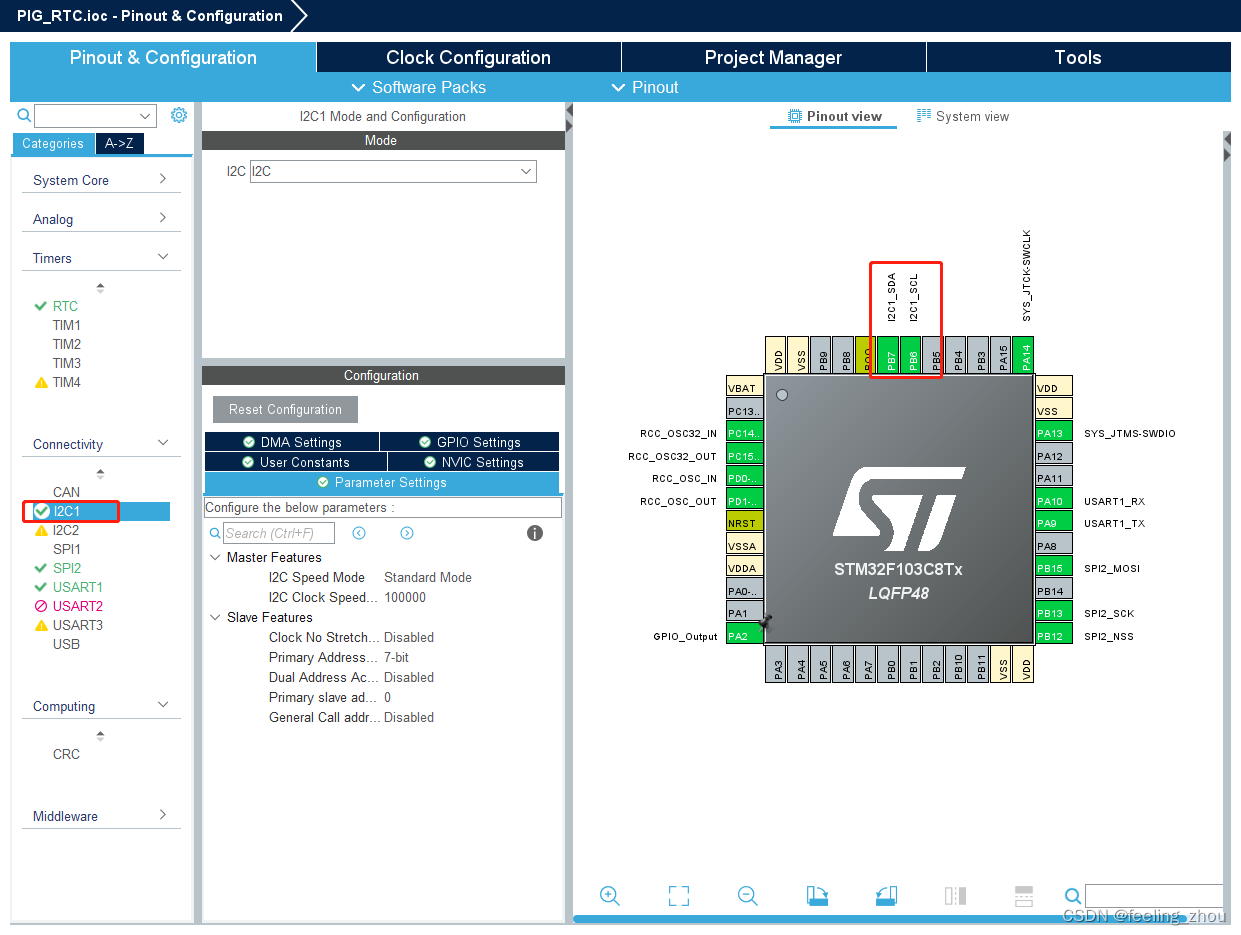 STM32F1038T6 HAL库与MAX7219点阵屏 OLED屏实现时钟动态程序_stm32f103驱动max7219 led点阵-CSDN博客