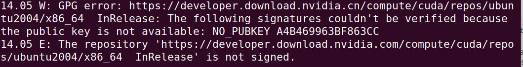 【Ubuntu docker运行dockerfile时报错】GPG error-CSDN博客