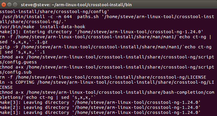 Linux-交叉编译工具链的制作(crosstool-ng-1.24),基于ubuntu16.04,虚拟机软件VM15.5pro或VirtualBox6.1.26-CSDN博客