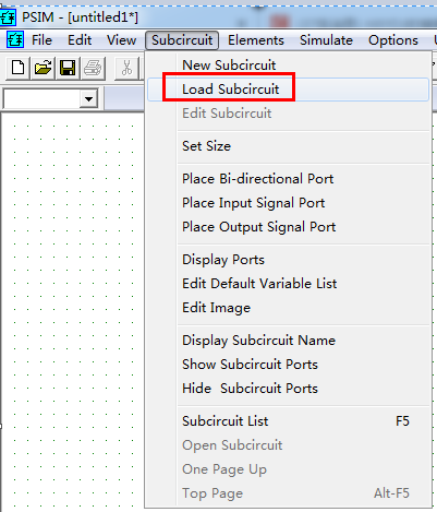 PSIM软件学习---04 子电路的创建_psim的label在哪-CSDN博客