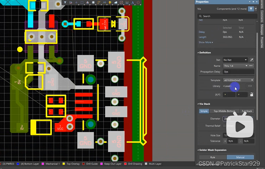 学习笔记：Altium Designer 23 STM32F407核心板四层PCB设计-第三篇_stm32f407的vcc在哪-CSDN博客