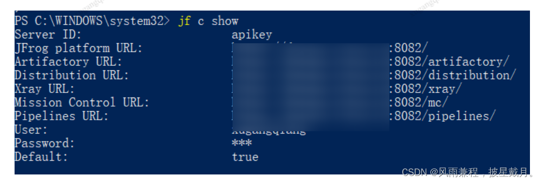 JFROG CLI改为API Key方式上传_jfrog上传的api-CSDN博客