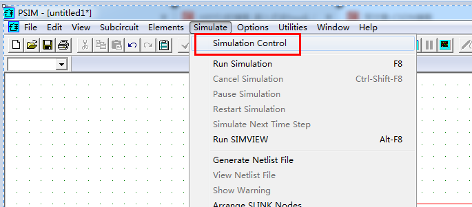 PSIM软件学习---03 电路的创建与仿真_psim反激电源的simulation control怎么调-CSDN博客