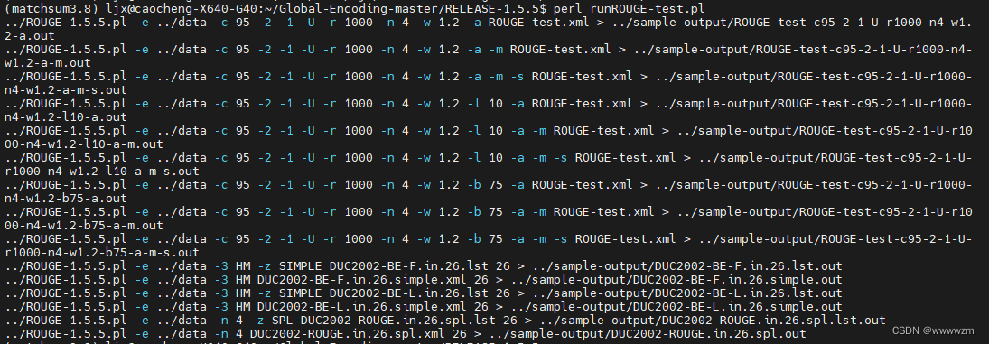 Linux系统下，rouge及pyrouge的安装，配置和使用_pip install rouge下载-CSDN博客