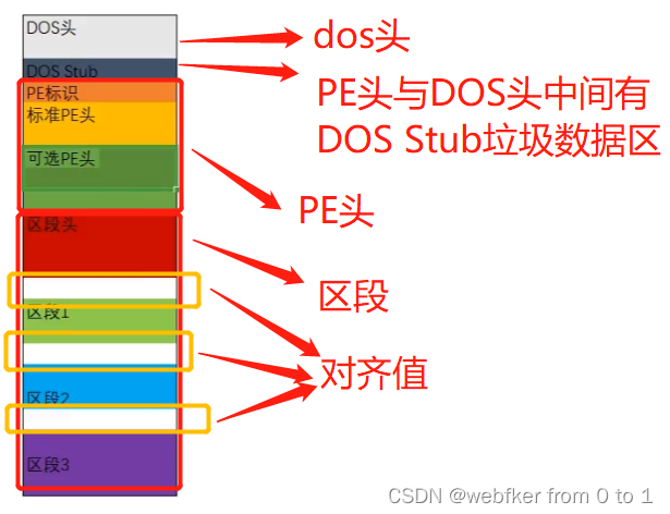 【免杀前置课——PE文件结构】十七、PE文件解析—一文解明PE文件结构头部分，什么是PE文件？PE文件里都有什么？DOS头、DOSstub、PE头、文件头、可选PE头、区段头及结构体详解_文件 ...