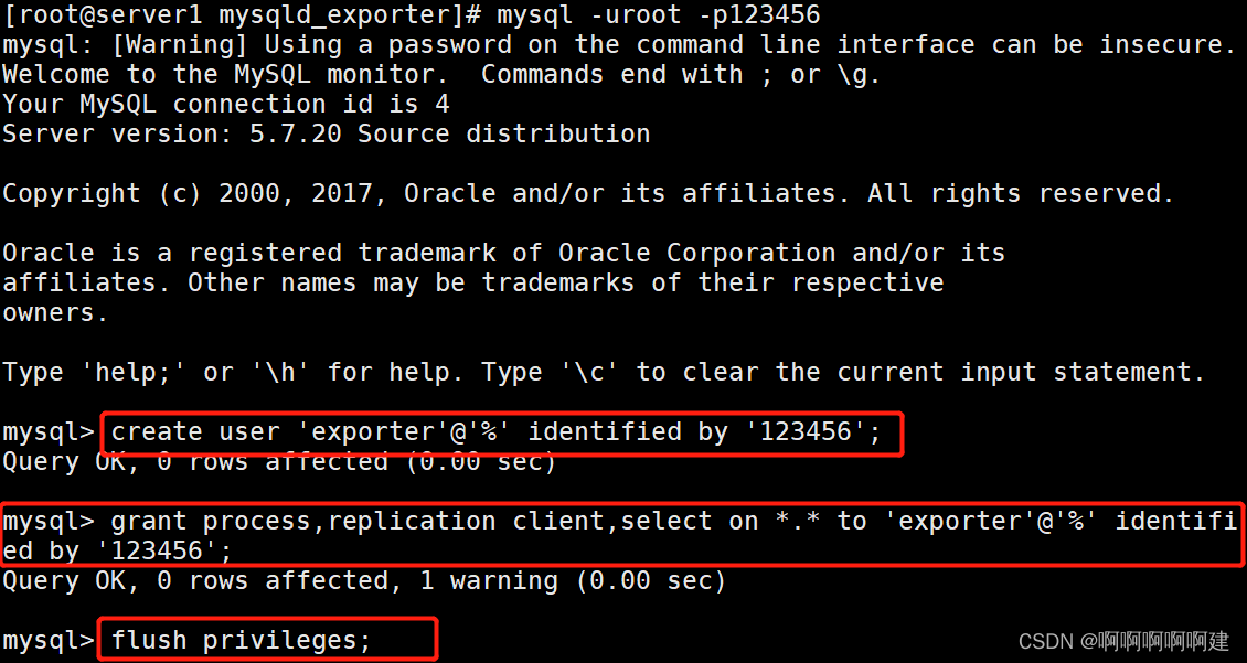 Prometheus监控MySQL & Grafana部署_mysql dashboard for prometheus-CSDN博客