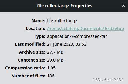 Ark 图形界面 linux 解压（压缩）软件 使用说明 （** tar）_ark linux-CSDN博客