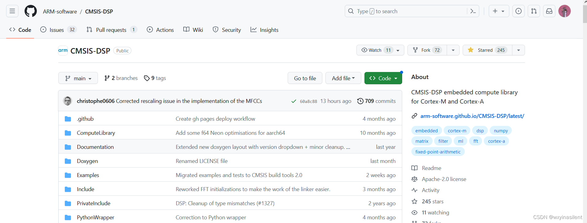 基于Clion开发的STM32：手动添加最新的DSP数学库_stm32 dsp库 最新-CSDN博客