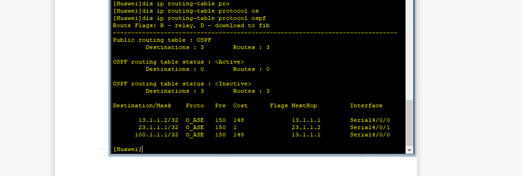OSPF配置命令及外部选路_import-route direct-CSDN博客