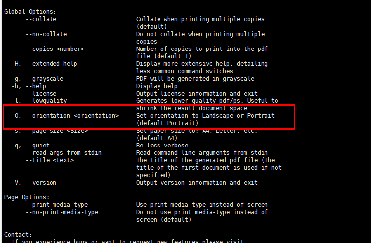 wkhtmltopdf 调整生成的PDF 横向或纵向展示。_java khtmltopdf设置横板-CSDN博客