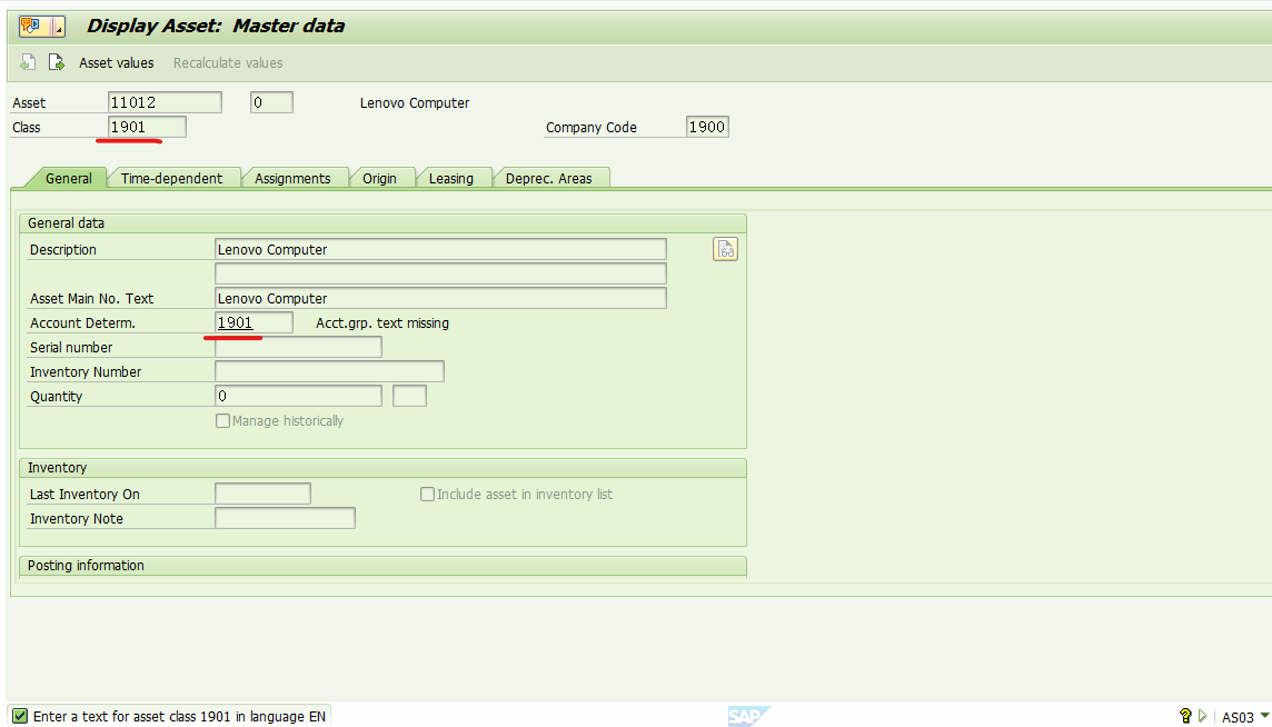 SAP FICO AS03显示固定资产主数据_abap as03 损失-CSDN博客