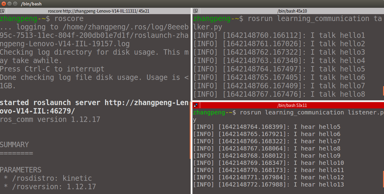 ROS通信机制——python实现_rospy shutdown-CSDN博客
