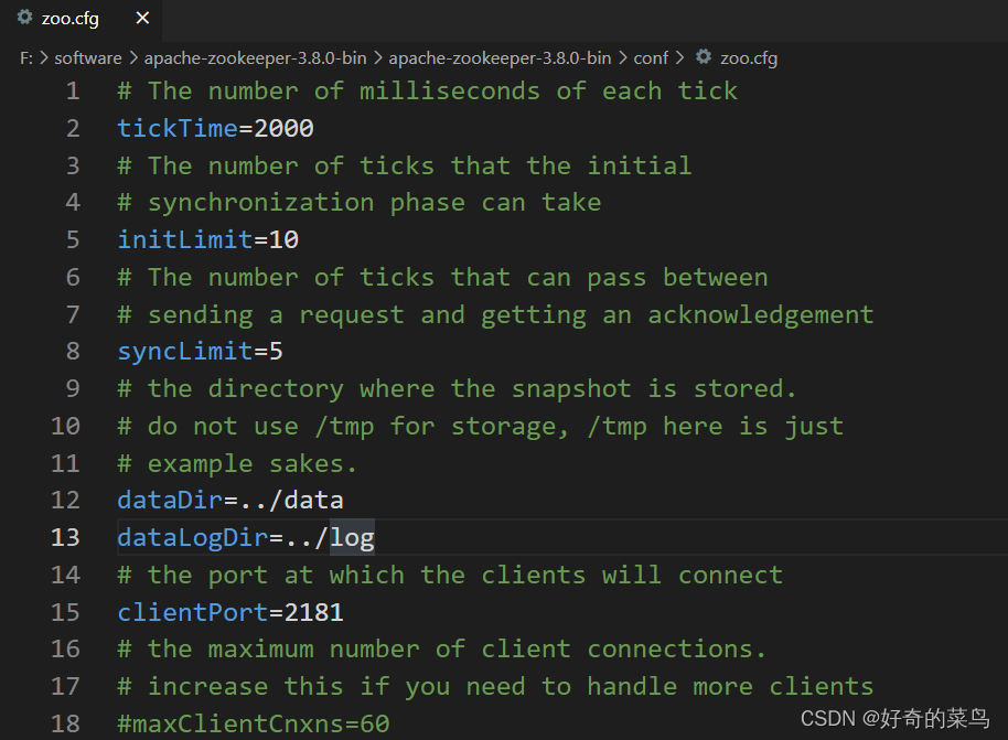 zookeeper-3.8.0安装(Windows)_zkclient 3.8-CSDN博客