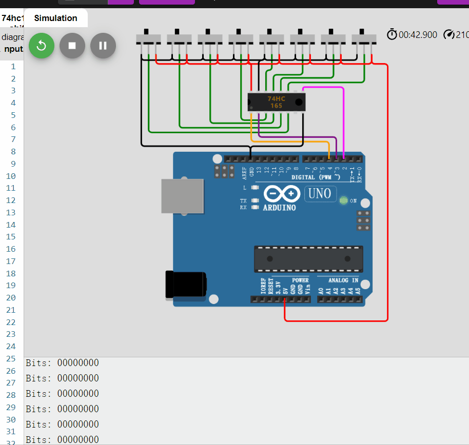 零成本学arduino教程——74hc165扩展寄存器教程_arduino 74hc165-CSDN博客