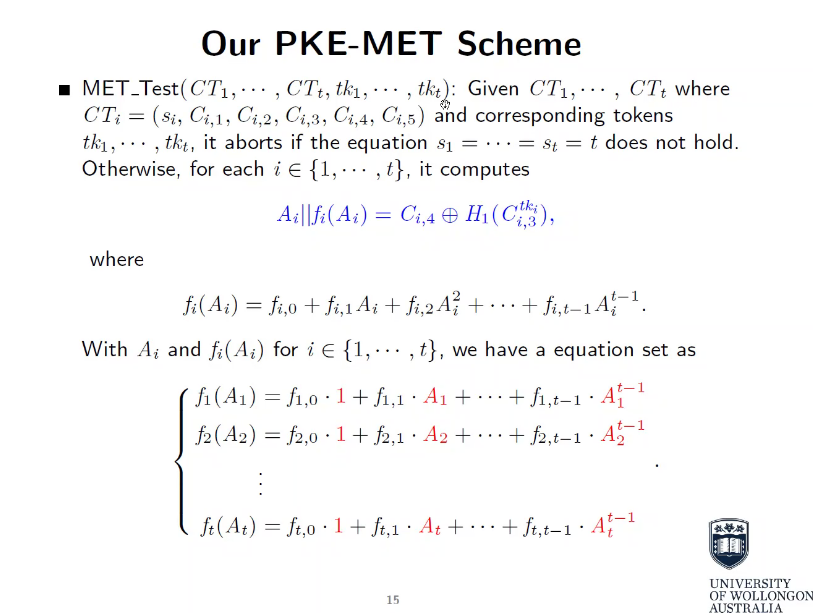 【Willy Susilo 学术报告01】Public-Key Encryption with Multi-Ciphertext ...