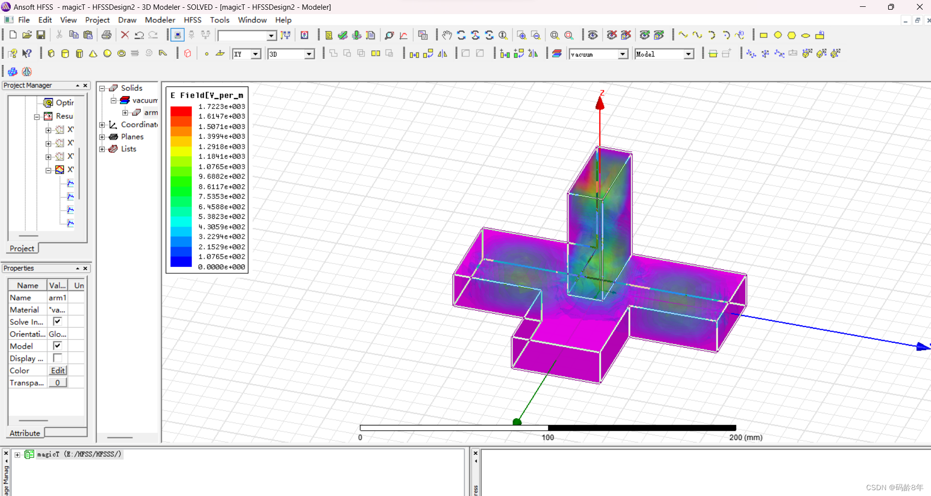 HFSS软件实训魔 T 仿真_魔t仿真-CSDN博客