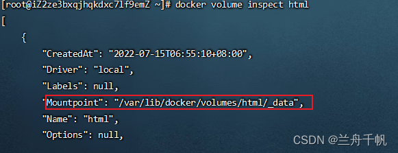 Docker 数据卷操作以及挂载nginxdocker Nginx 数据卷兰舟千帆的博客 Csdn博客 