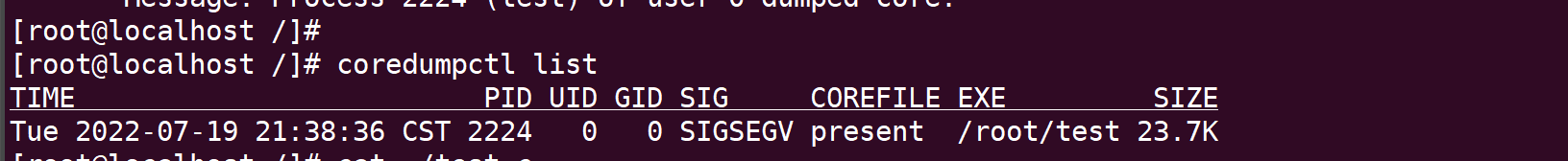 openEuler 使用coredumpctl调试进程core_openeuler coredump-CSDN博客