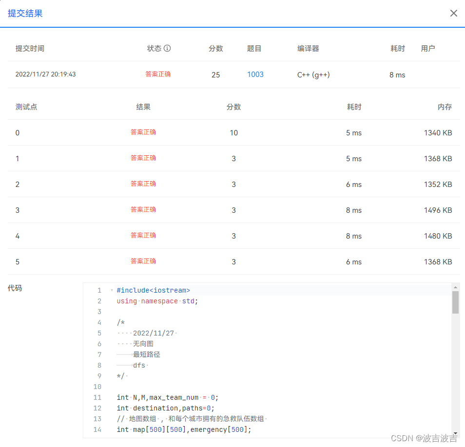 [PAT甲级] 1003. Emergency_pat 甲级emergency-CSDN博客