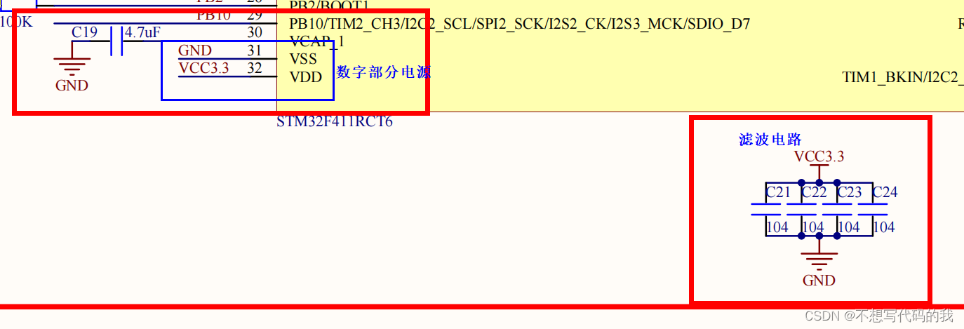 夜深人静学32系列2——STM32设计原理&最小系统_stm32f411ret6最小系统-CSDN博客