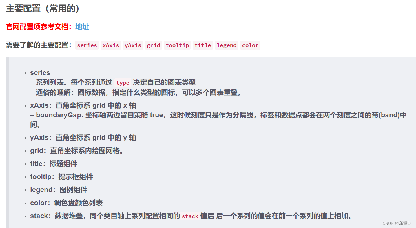 Echarts 配置项 Csdn博客