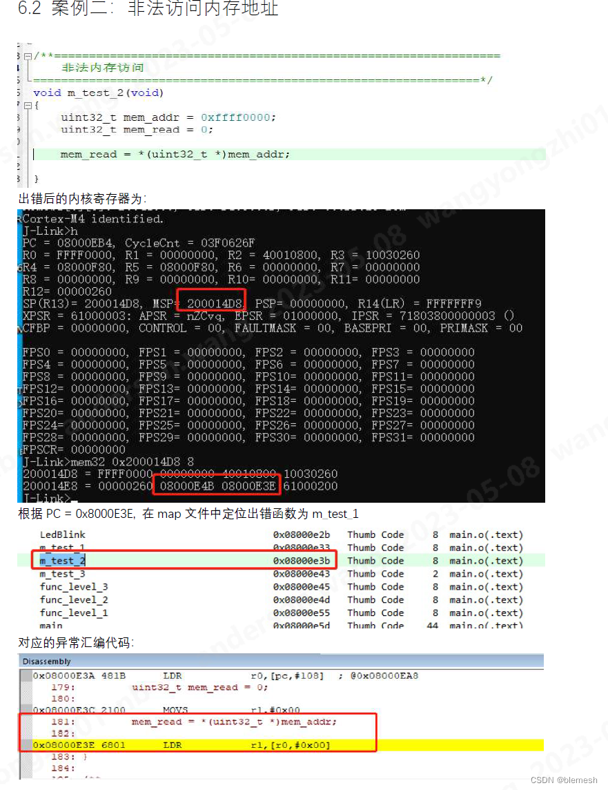 Ann32cortexm4系列系统异常分析应用笔记v10 Csdn博客 