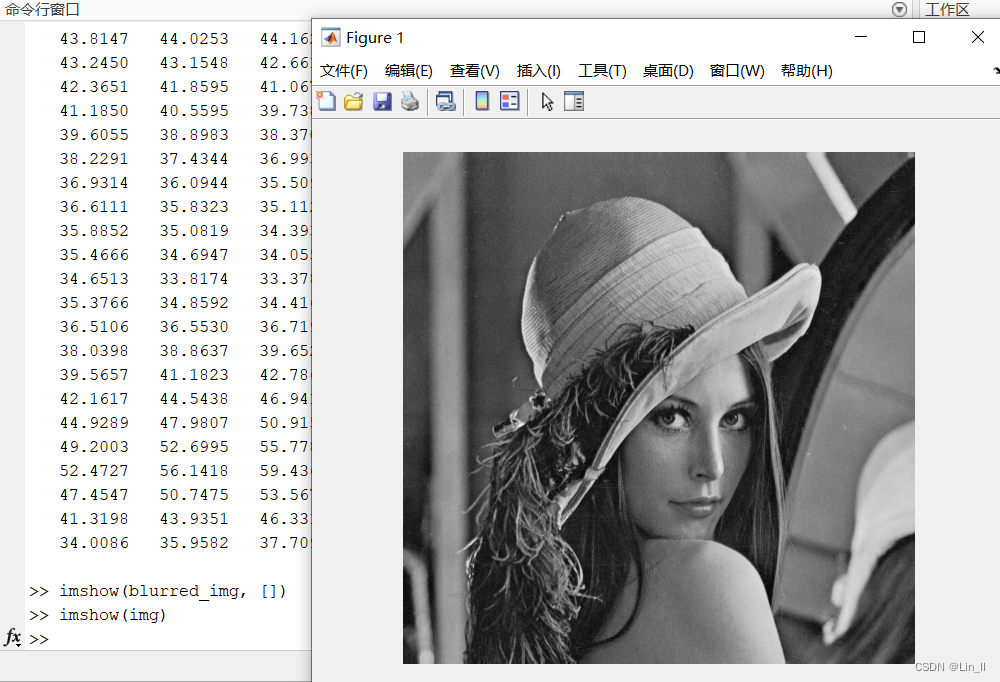 [Matlab]使用filter2函数进行高斯模糊_matlab高斯模糊-CSDN博客