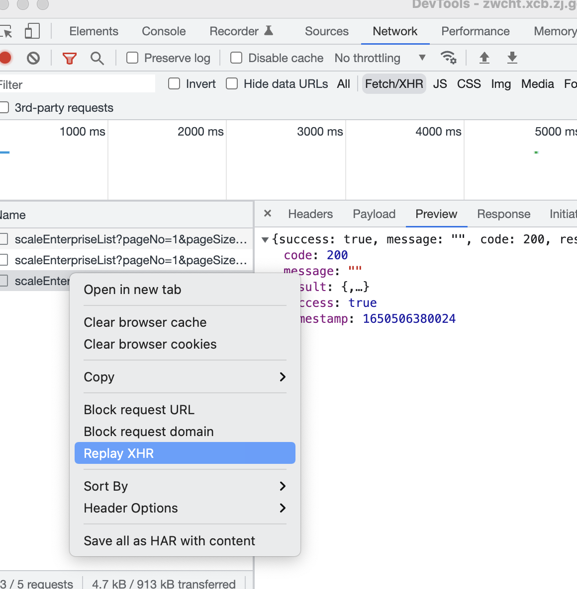 chrome开发调试小技巧_replay xhr-CSDN博客