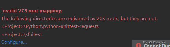 Invalid Vcs Root Mappings的解决方法 Invalid Vcs Root Mapping 怎么解决 Csdn博客