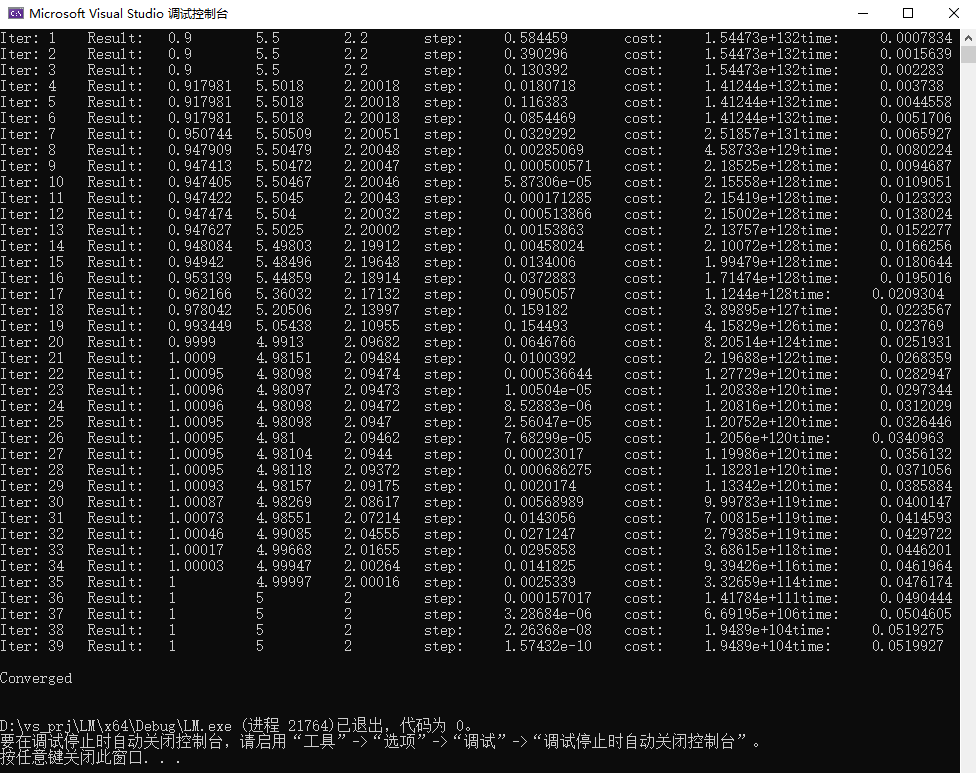 基于C++ Eigen的列文伯格马夸尔特（LM）优化算法_lm 源码 c++-CSDN博客