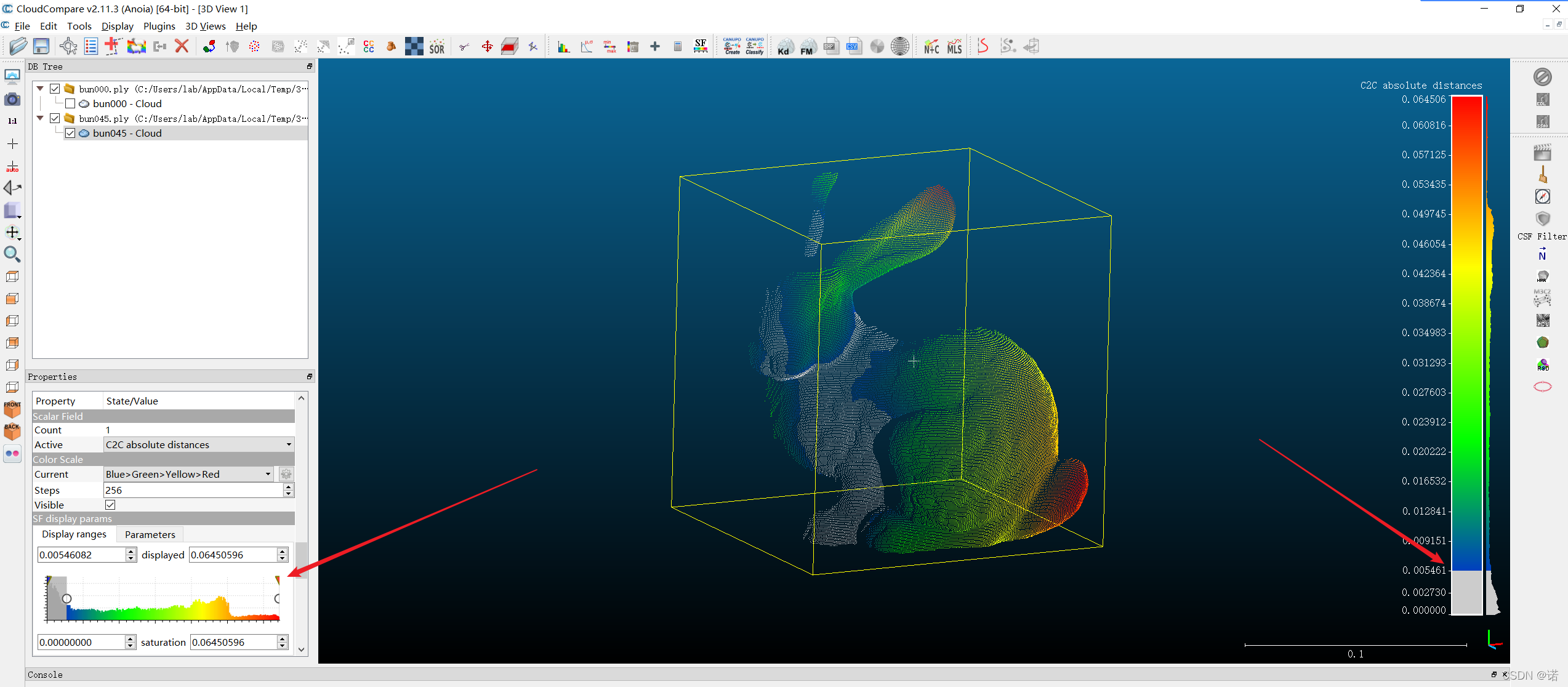 CloudCompare 可视化——Scale Filed_cloudcompare scale 数值-CSDN博客