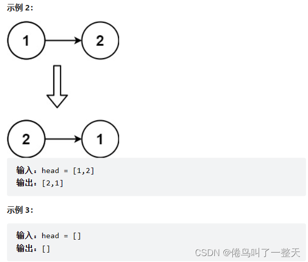 Leetcode——反转链表（简单） Csdn博客 