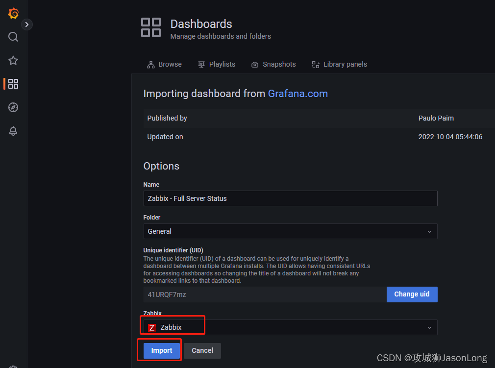 zabbix安装&odbc监控oracle&grafana数据展示_grafana 添加oracle数据源-CSDN博客