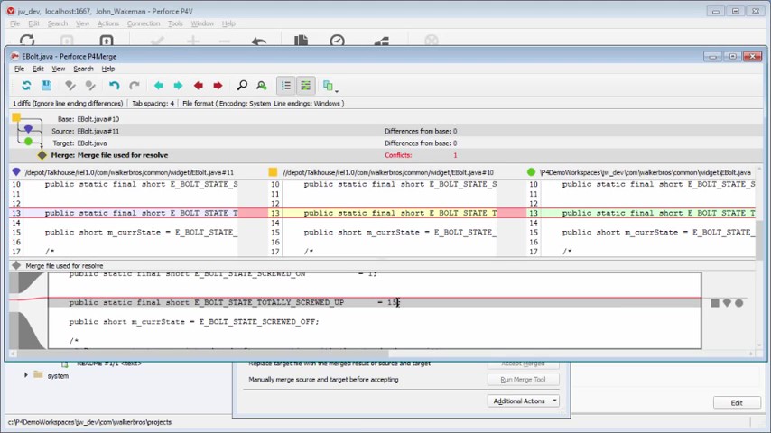 翻译P4V官方教程（5）Resolving Conflicts in P4V_p4v 汉化-CSDN博客