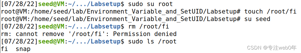 Environment_Variable_and_SetUID_seed 的root密码-CSDN博客