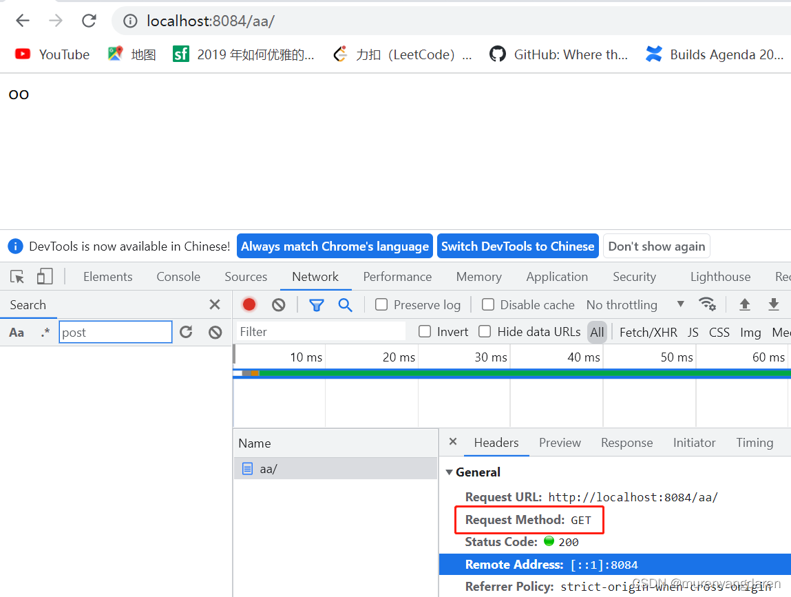 postman与springboot联调 Error: connect ECONNREFUSED 127.0.0.1:80_postman error: connect ...